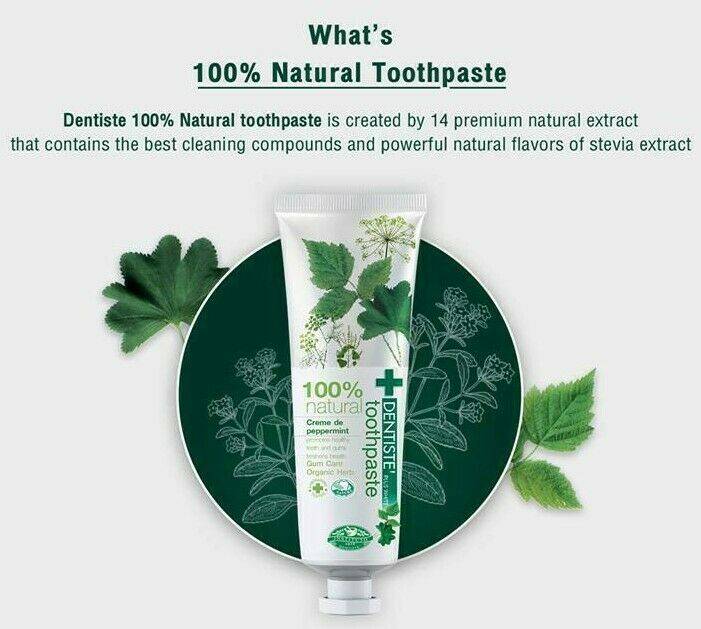 [MPLUS] DENTISTE 100% Natural Toothpaste Tube 100g